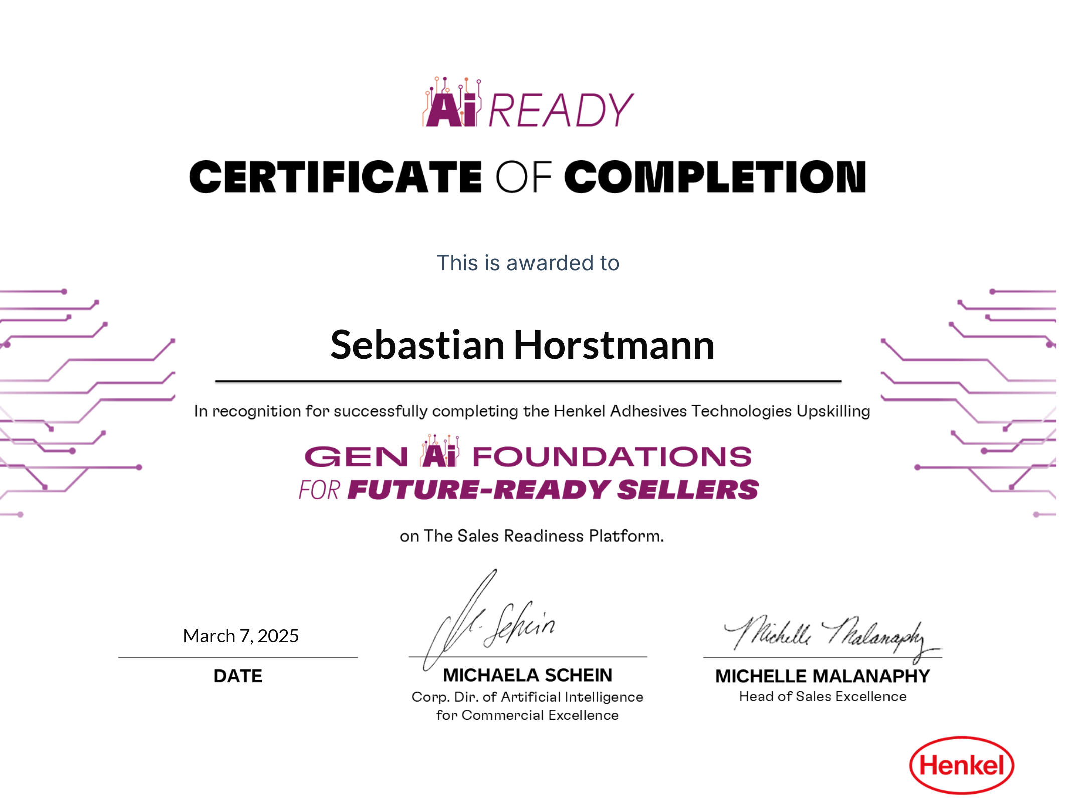 Dr. Sebastian Horstmann – Henkel | LinkedIn